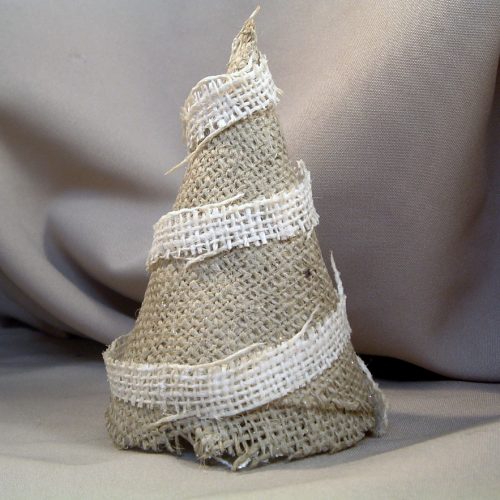 Burlap Christmas Trees - Angie Holden The Country Chic Cottage