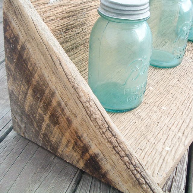 How to Make a Barn Wood Shelf - Angie Holden The Country Chic Cottage