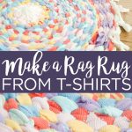 How to Make a Rag Rug using a Hula Hoop - The Country Chic Cottage