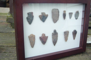 DIY Framed Arrowheads Shadowbox - Angie Holden The Country Chic Cottage