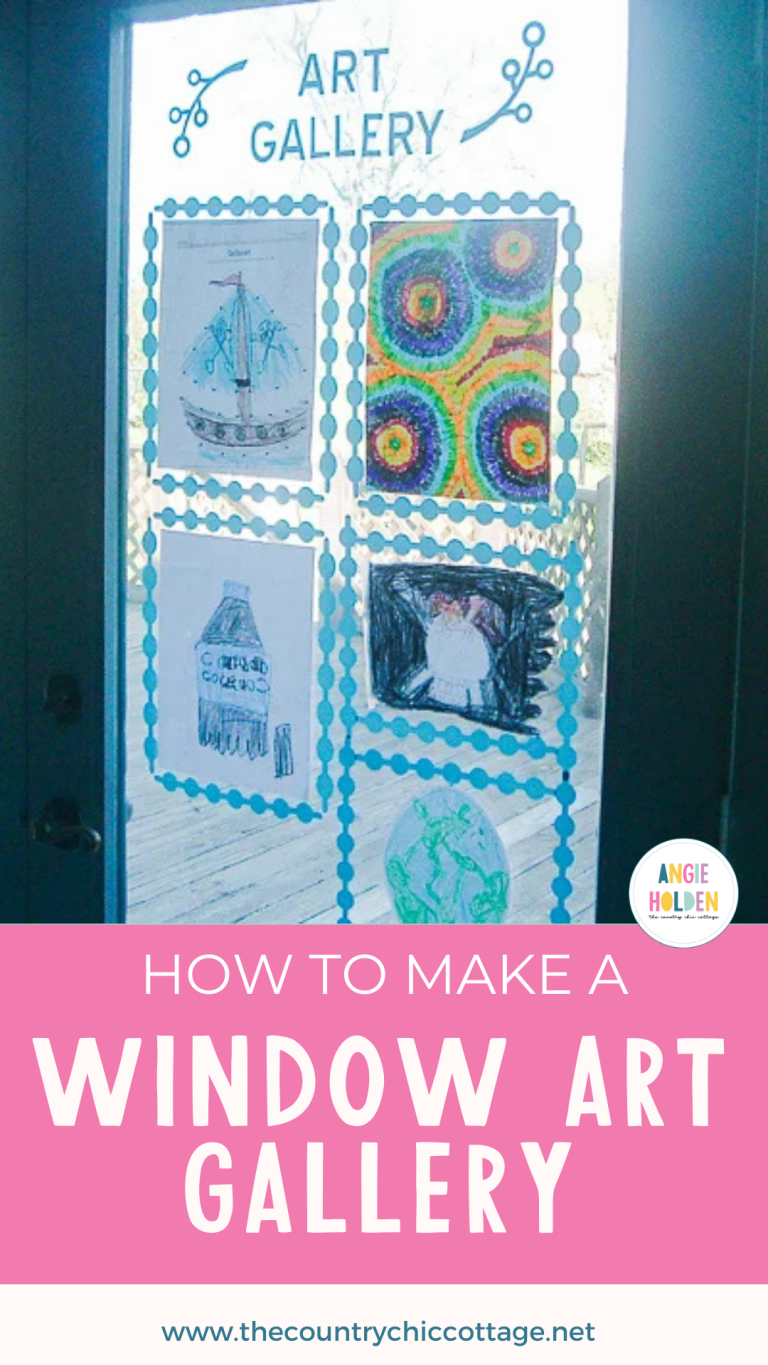 How to Make your Window an Art Gallery - Angie Holden The Country Chic ...