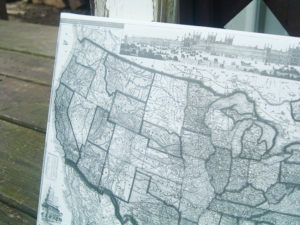 Map Canvas: DIY Canvas Wall Map - Angie Holden The Country Chic Cottage