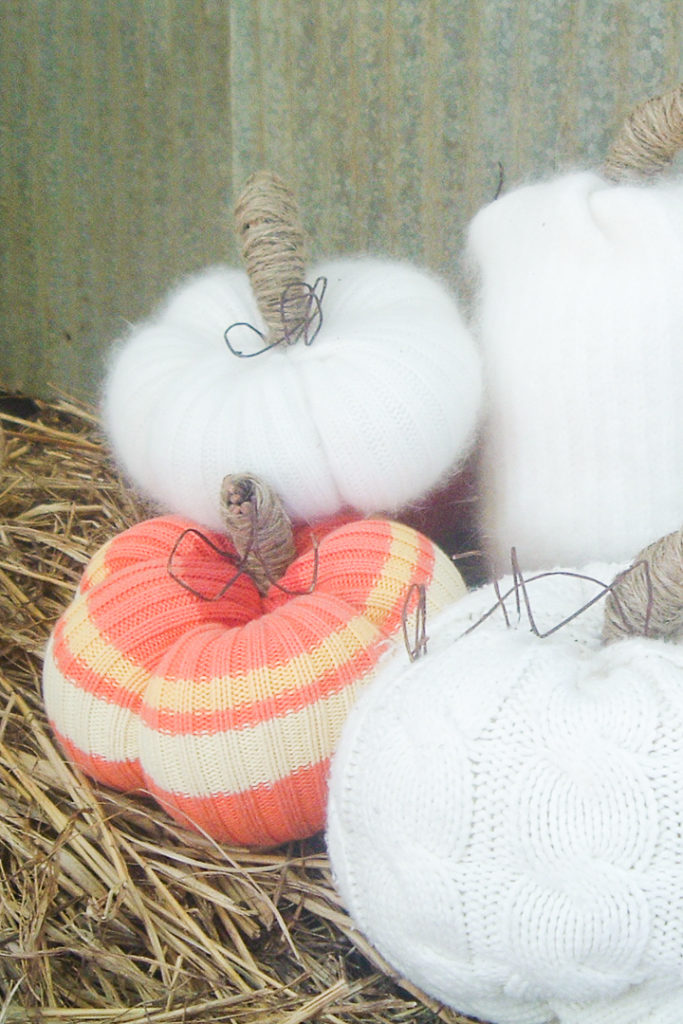 How to Make Sweater Pumpkins - NO SEWING!! - Angie Holden The Country ...