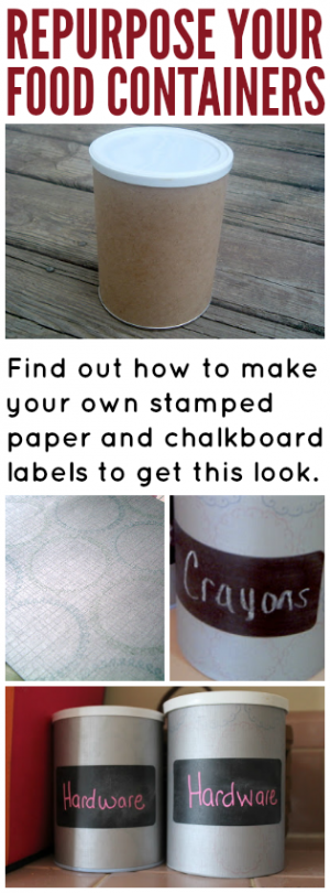 Repurpose Your Food Containers - Angie Holden The Country Chic Cottage