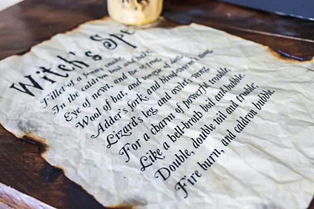 Free Printable Spell Book Pages and Witch's Decor - Angie Holden The ...
