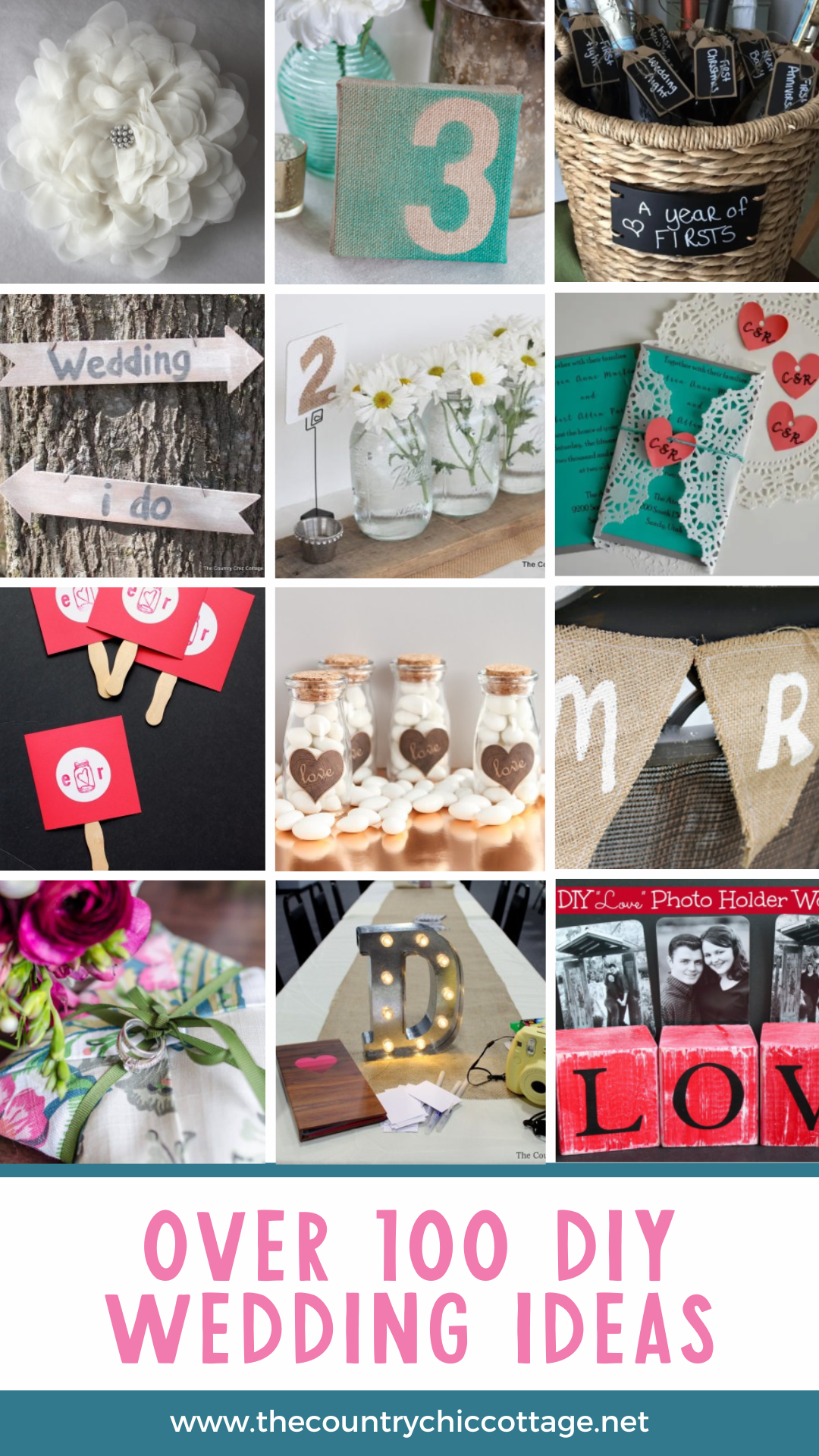 Over 100 DIY Wedding Ideas - The Ultimate List - Angie Holden The ...