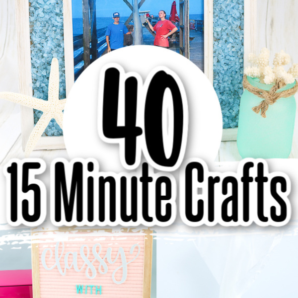 40 Quick Crafts in 15 Minutes or Less - Angie Holden The Country Chic ...