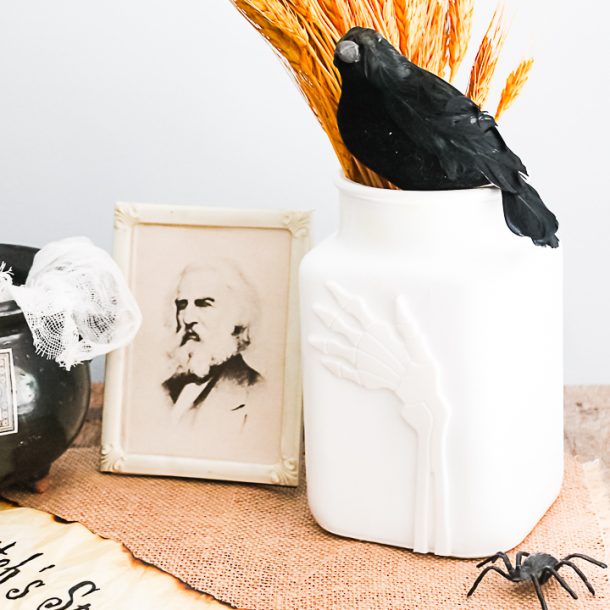 DIY Halloween Vase With A Skeleton Hand - Angie Holden The Country Chic ...