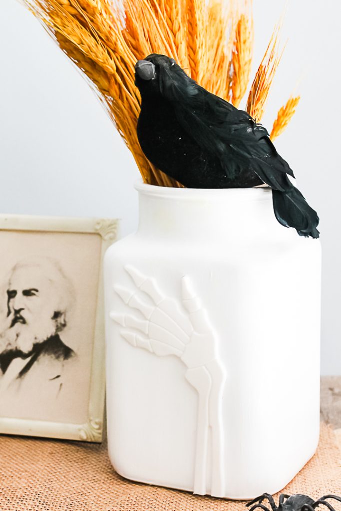 DIY Halloween Vase With A Skeleton Hand - Angie Holden The Country Chic ...