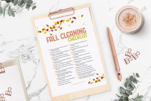 Fall Cleaning Checklist Printable for Free - Angie Holden The Country ...