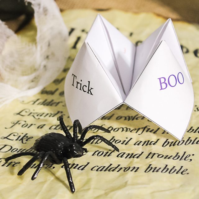 Halloween Cootie Catcher Free Printable for Kids - Angie Holden The ...