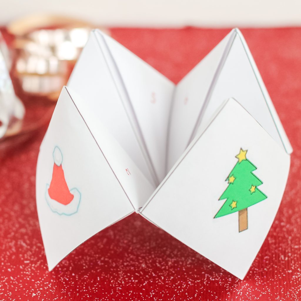 Christmas Cootie Catcher: Free Printable for You! - Angie Holden The ...