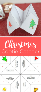 Christmas Cootie Catcher - The Country Chic Cottage