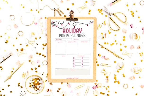 Free Printable Party Planner for the Holidays - Angie Holden The ...