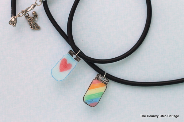 DIY Shrink Plastic Charms: Mason Jar Necklace - Angie Holden The ...