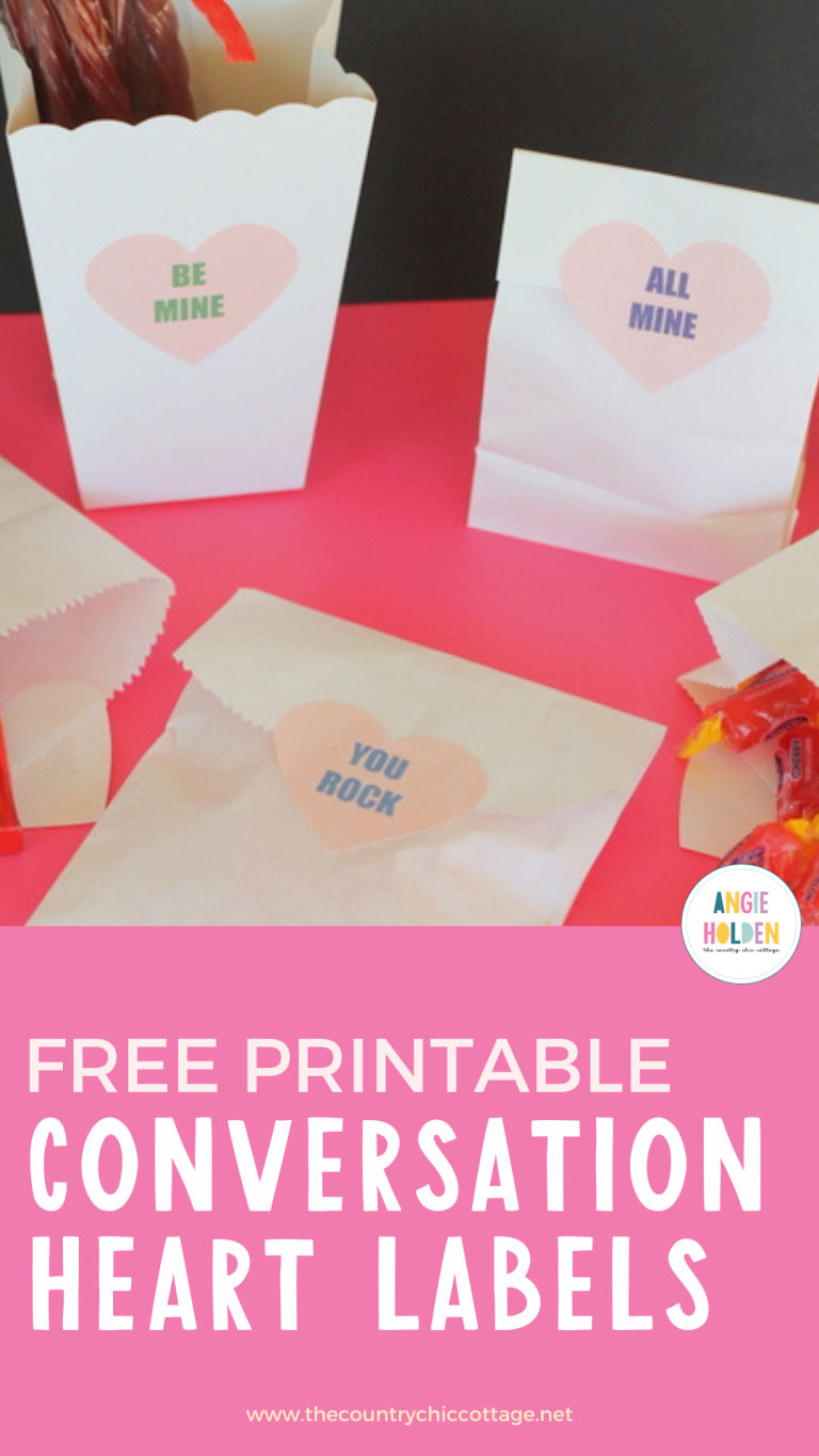 Free Printable Heart Stickers for Valentine's Day - Angie Holden The ...