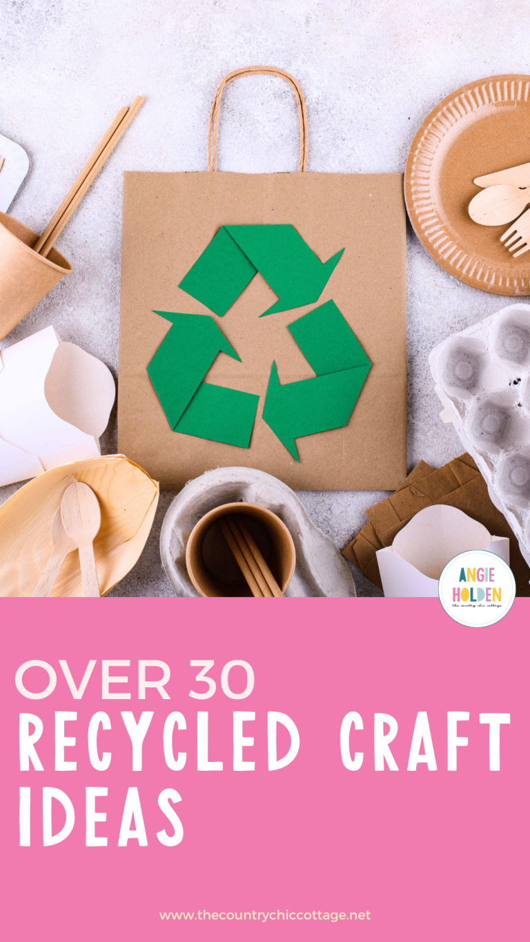 30 Plus Recycled Crafts - Angie Holden The Country Chic Cottage