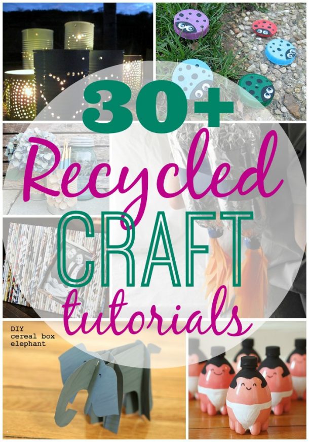 30 Plus Recycled Crafts - Angie Holden The Country Chic Cottage