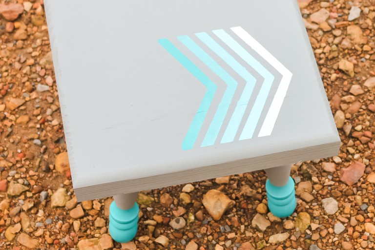 Painting a Stool with a Custom Stencil - Angie Holden The Country Chic ...