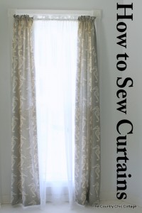 How To Sew Curtains: A Guide For Beginners - Angie Holden The Country ...