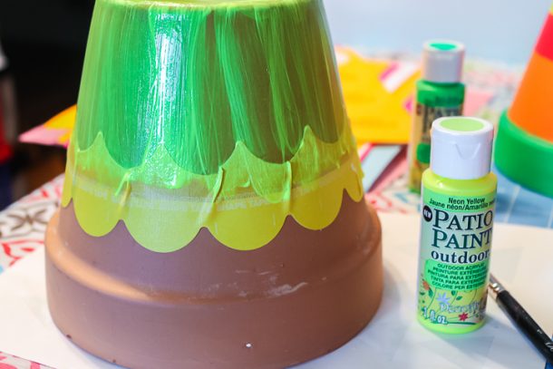 DIY Solar Lights with Neon Paint - Angie Holden The Country Chic Cottage