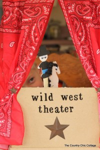 Wild West Puppet Theater for Kids - Angie Holden The Country Chic Cottage
