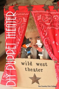 Wild West Puppet Theater for Kids - Angie Holden The Country Chic Cottage