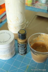 Rustic Gold Centerpiece - Angie Holden The Country Chic Cottage