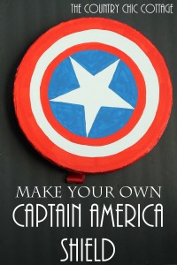 Make a Homemade Captain America Shield | The Country Chic Cottage