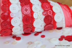 Candy Cane Button Tree - Angie Holden The Country Chic Cottage