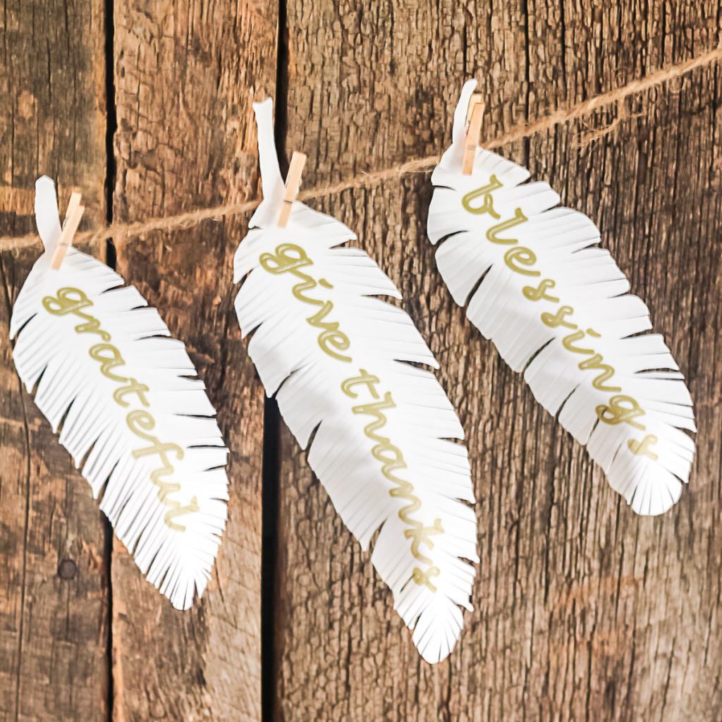 How to Make Paper Feathers with a Cricut - Angie Holden The Country ...
