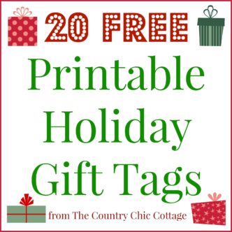 20 Printable Holiday Gift Tags (FOR FREE!!) - Angie Holden The Country ...