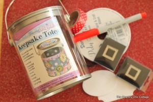 Santa Pail Gift Idea - Angie Holden The Country Chic Cottage