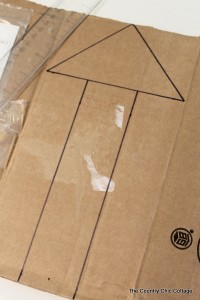 Metallic Gold Arrow from Cardboard Boxes - Angie Holden The Country ...