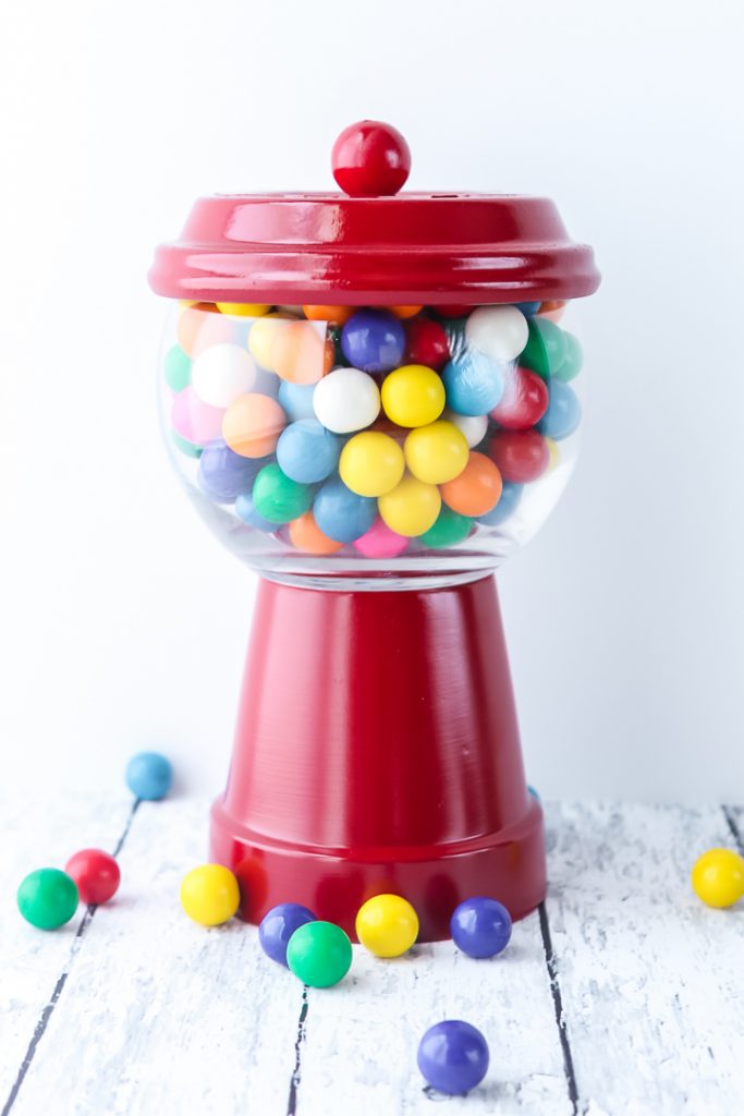 DIY Gumball Machine from Flower Pots - Angie Holden The Country Chic ...