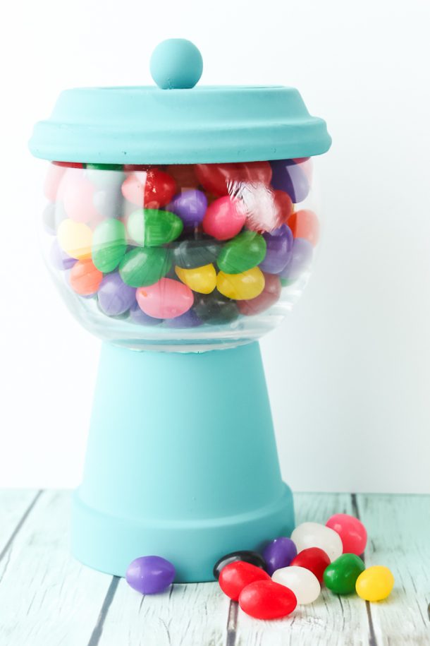 DIY Gumball Machine from Flower Pots - Angie Holden The Country Chic ...
