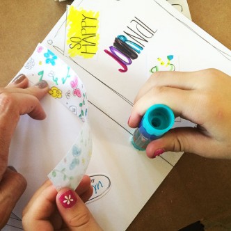 DIY Journal Craft For Kids - Angie Holden The Country Chic Cottage