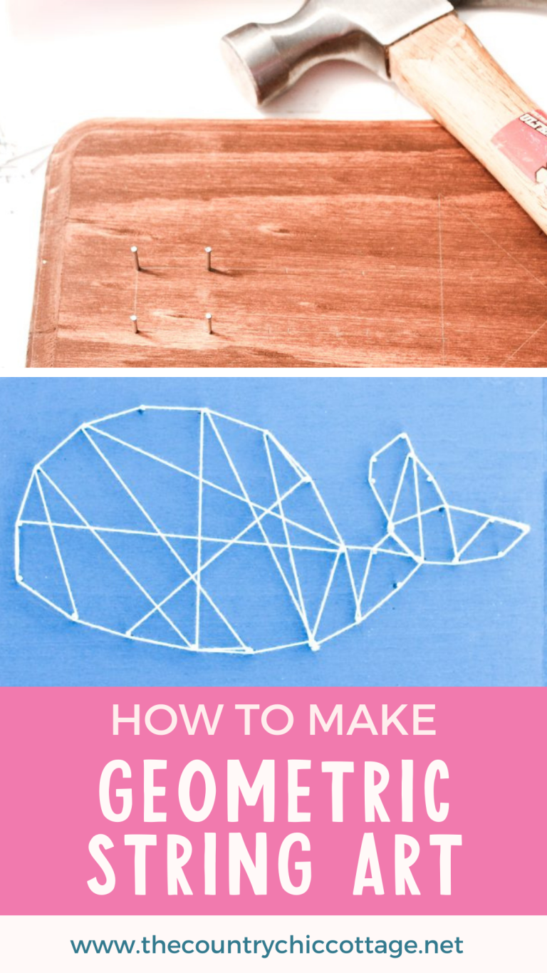 Geometric String Art Tutorial | The Country Chic Cottage