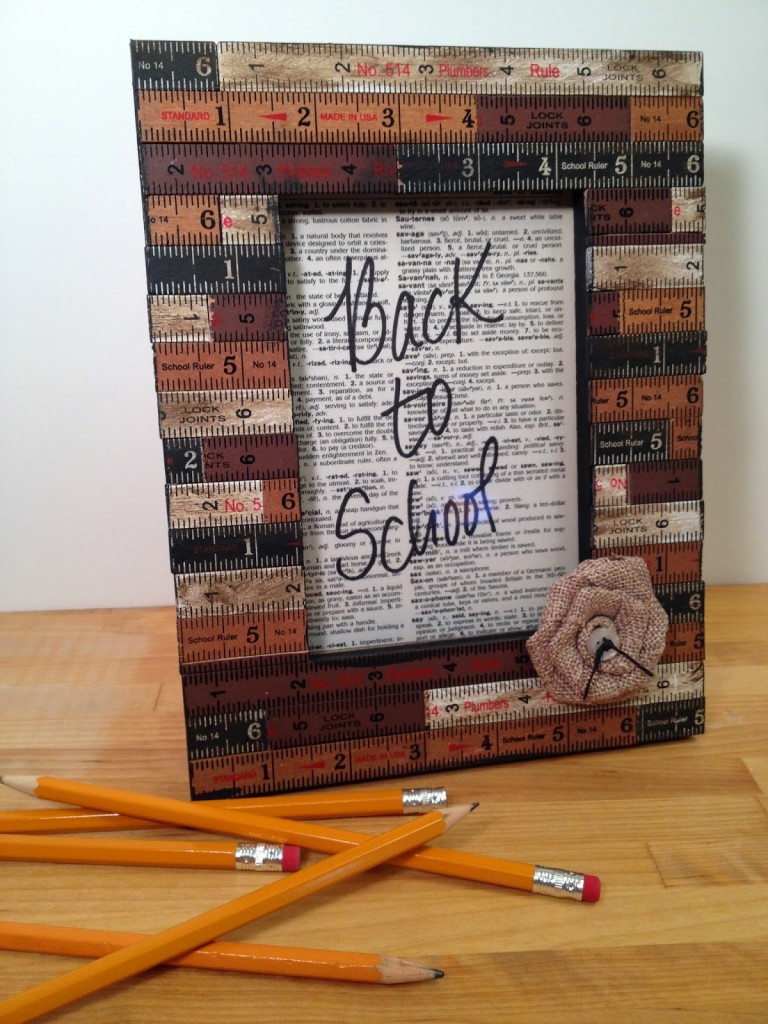 First Day of School Picture Frame - Angie Holden The Country Chic Cottage