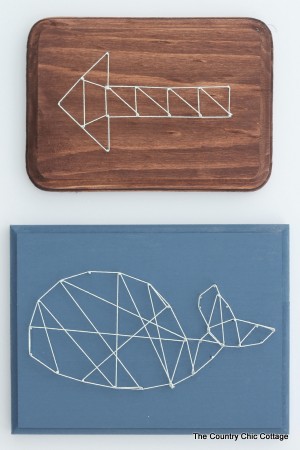 Geometric String Art Tutorial | The Country Chic Cottage