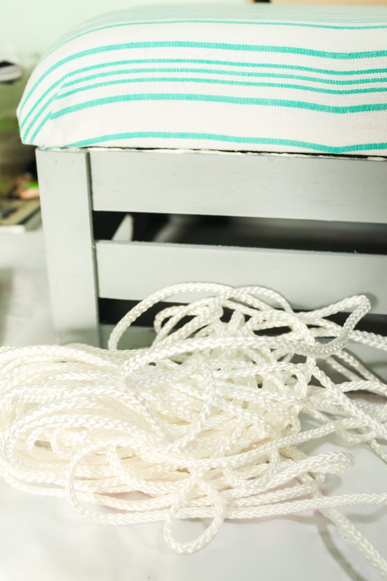 DIY Footstool You Can Make from a Crate - Angie Holden The Country Chic ...