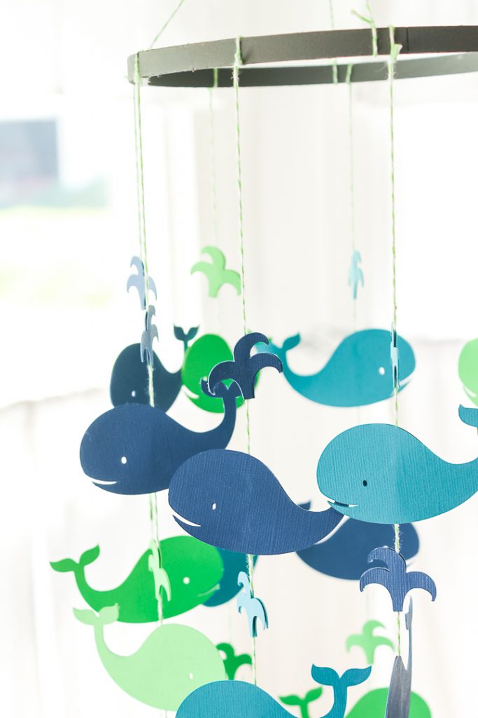 DIY Whale Baby Mobile and Safety Tips | The Country Chic Cottage