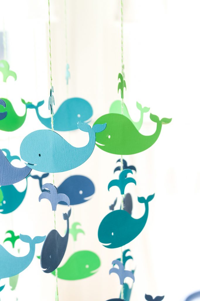 DIY Whale Baby Mobile and Safety Tips | The Country Chic Cottage