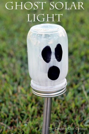 Ghost Solar Lights Made From Mason Jars - Angie Holden The Country Chic ...