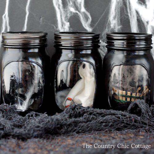 DIY Ghost in a Jar Halloween Craft Idea - Angie Holden The Country Chic ...