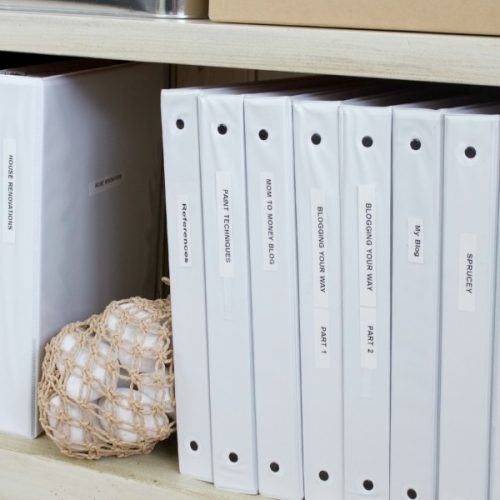 Paper Organization Ideas - Angie Holden The Country Chic Cottage