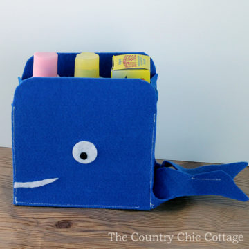 Sew Your Own Felt Storage Baskets - Angie Holden The Country Chic Cottage