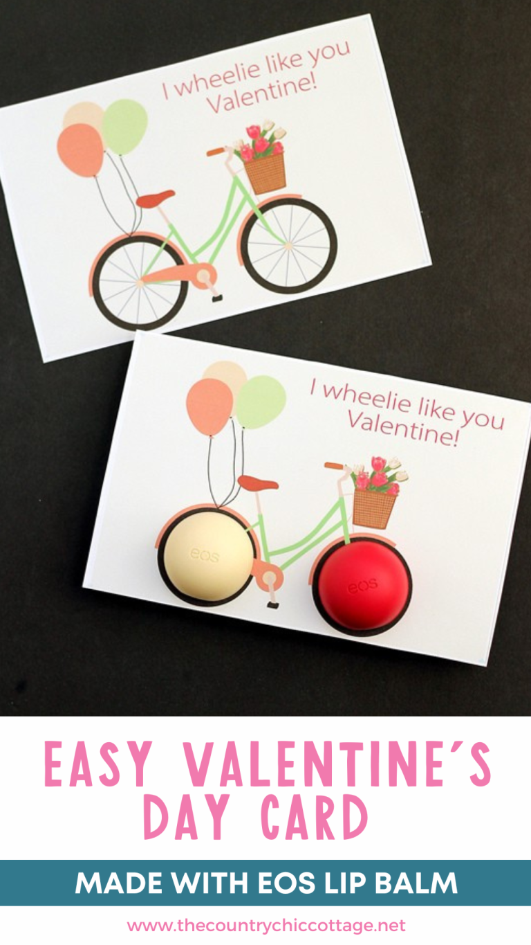 DIY Lip Balm Valentine's Day Card - Angie Holden The Country Chic Cottage