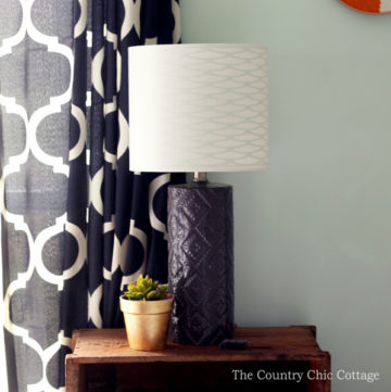 How To Add A Lamp Shade Pattern - Angie Holden The Country Chic Cottage