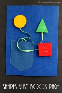 How To Make A Felt Shapes Busy Book Page - Angie Holden The Country ...